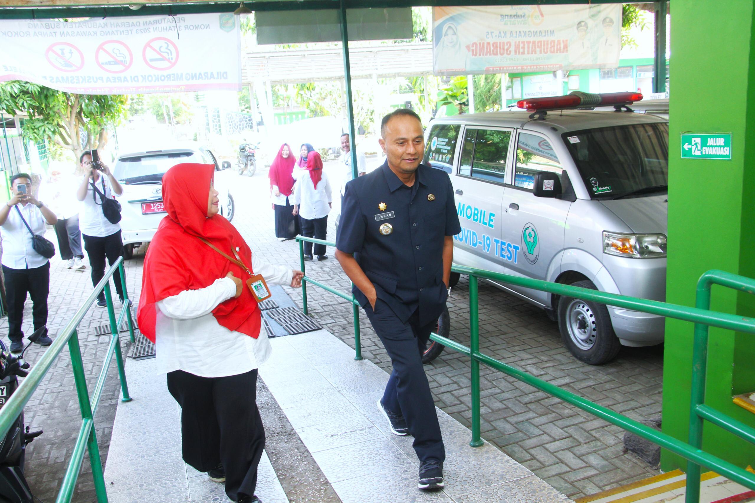 Pj. Bupati Subang Pastikan Pelayanan Kesehatan Subang Optimal Melalui Sidak ke Puskesmas